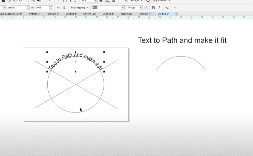 CorelDRAW Tips & Tricks: How to Fit Text to a Path and Make It Perfect - Digital Tech ...