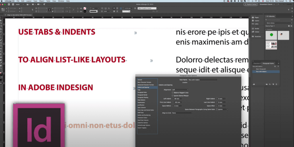 18. Aligning Text with Tabs and Indents in Adobe InDesign: A Step-by-Step Guide - Digital Tech ...
