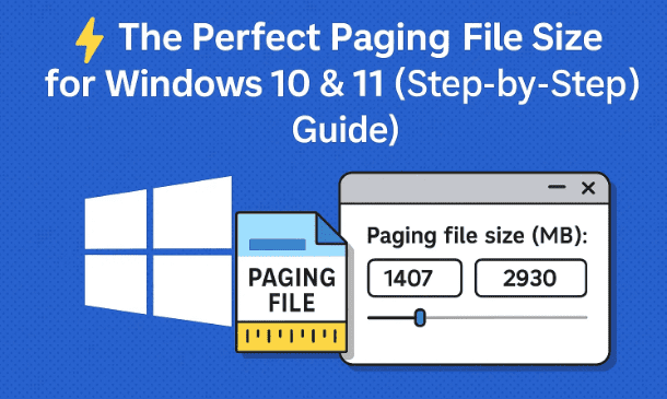 ⚡ The Perfect Paging File Size for Windows 10 & 11 (Step-by-Step Guide) - Digital Tech ...
